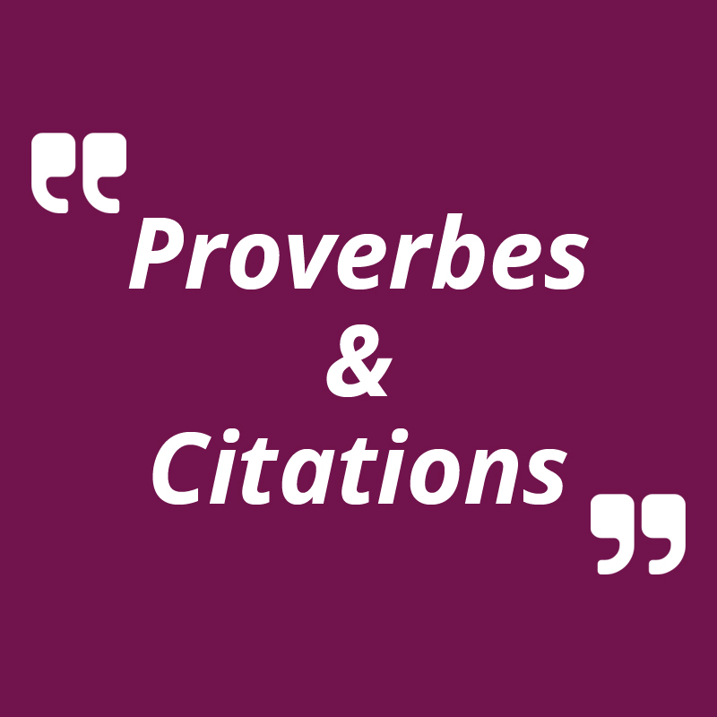 Citation du jour | Proverbe et citation par thème à lire: de belles ...